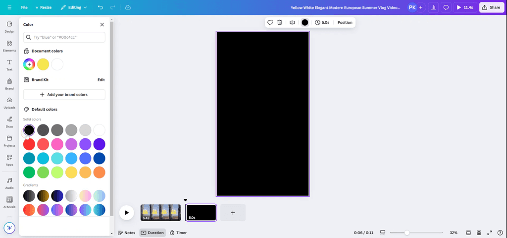 How to Fade Out Animation in Canva - 1 minute video guide