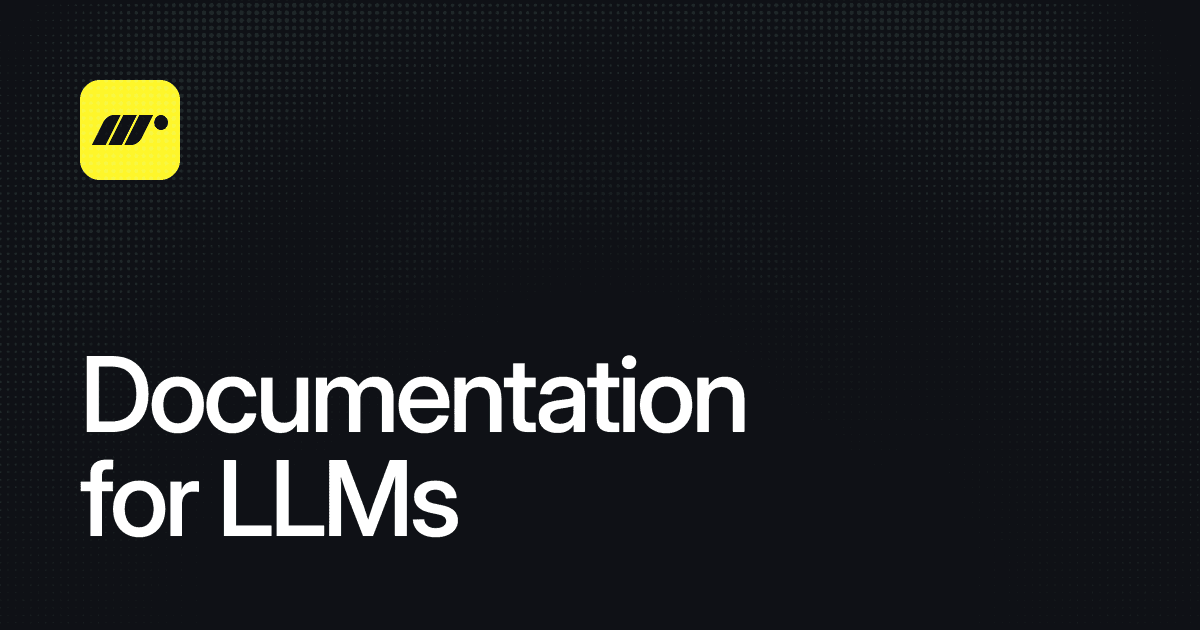 Add Motion documentation to LLMs | Motion