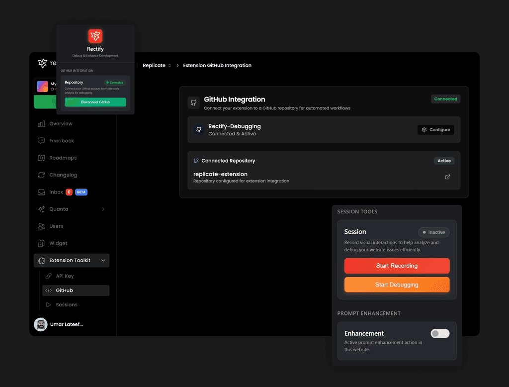 Rectify - AI Debugging for The Vibe Coding Era