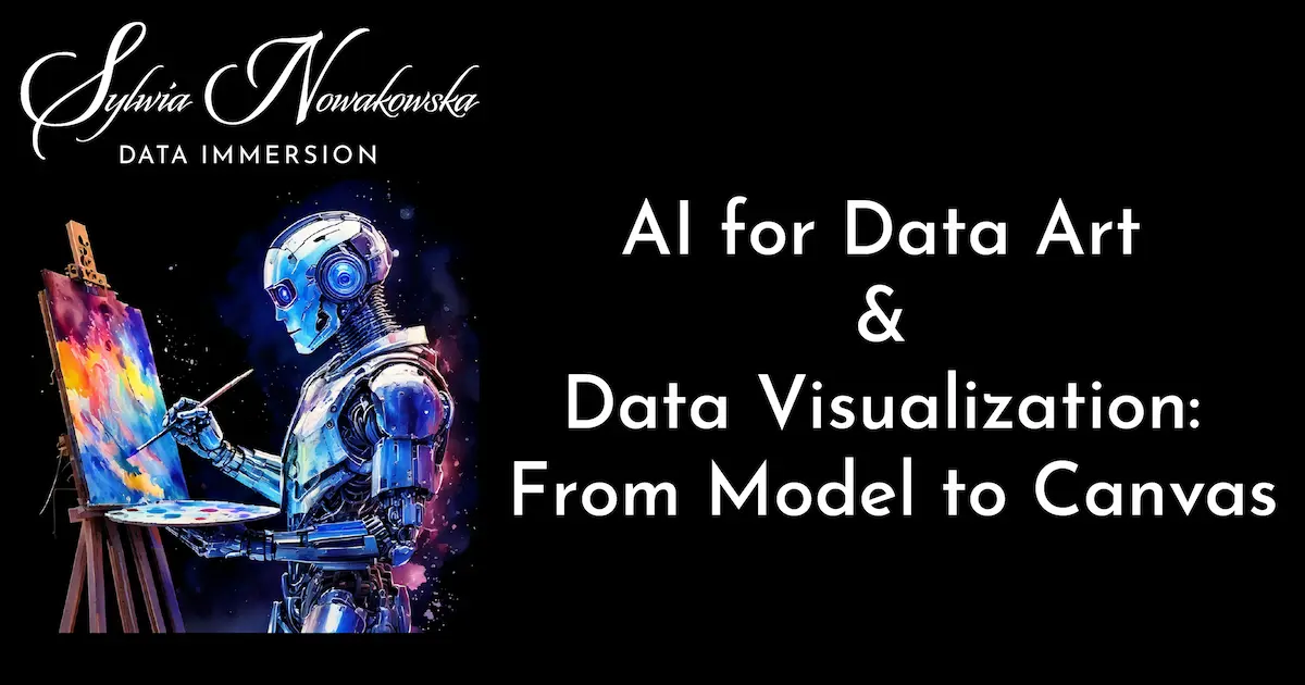 AI for Data Art & Data Visualization: From Model to Canvas