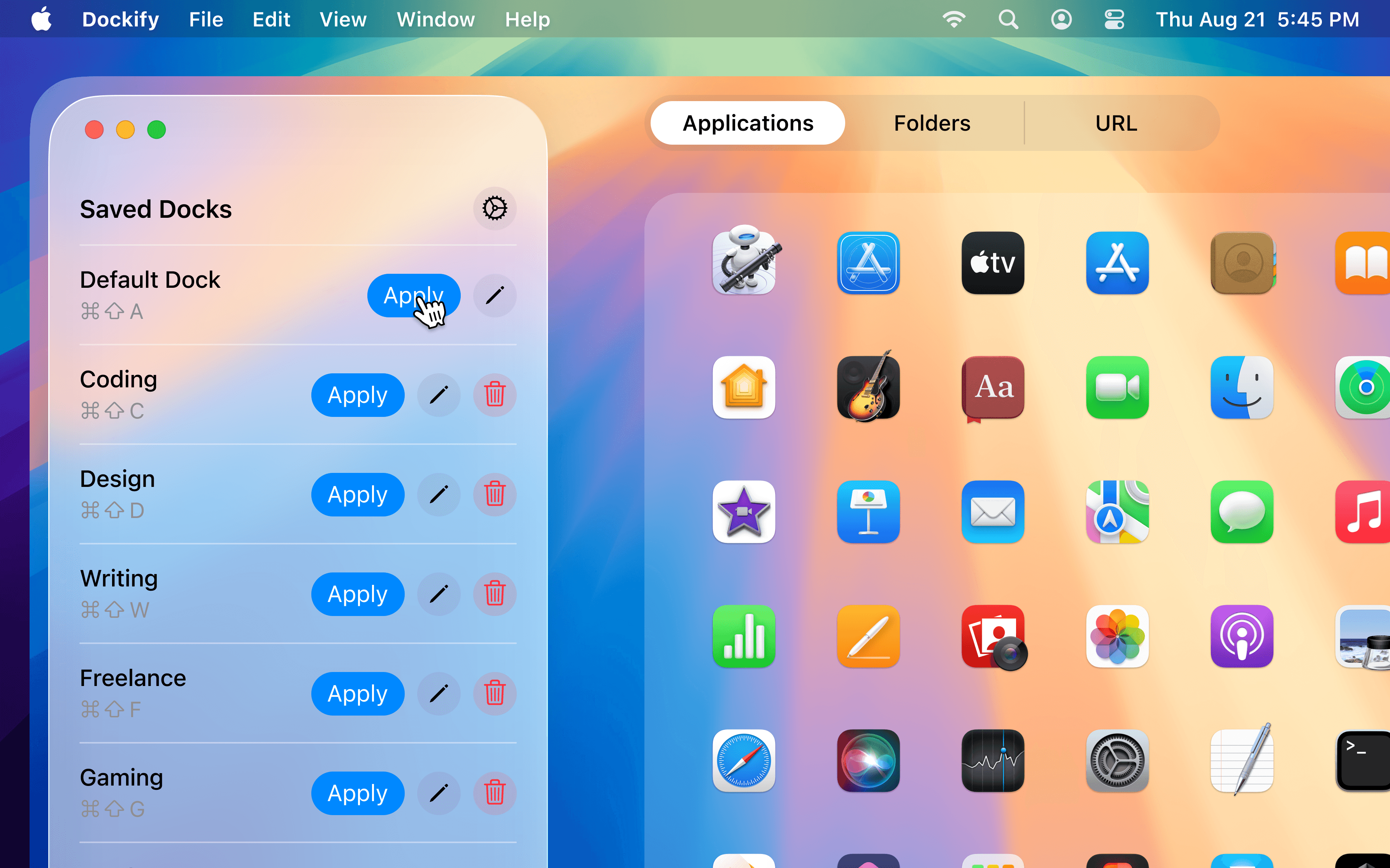 Dockify - Custom Docks for Every Workflow