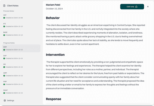 Klarify - AI Assistant for Therapists