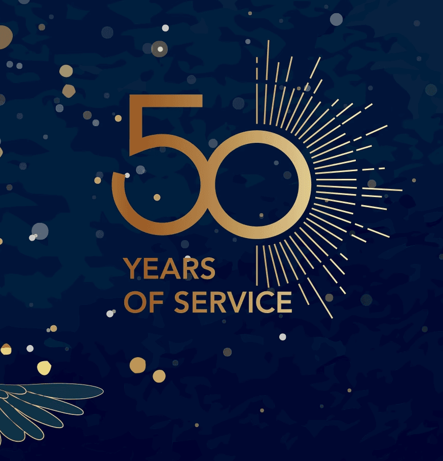 You're Invited | Celebrating 50 Years of Service | Sep. 29, 2024 | 5PM | The Ritz Carlton - FCCGW