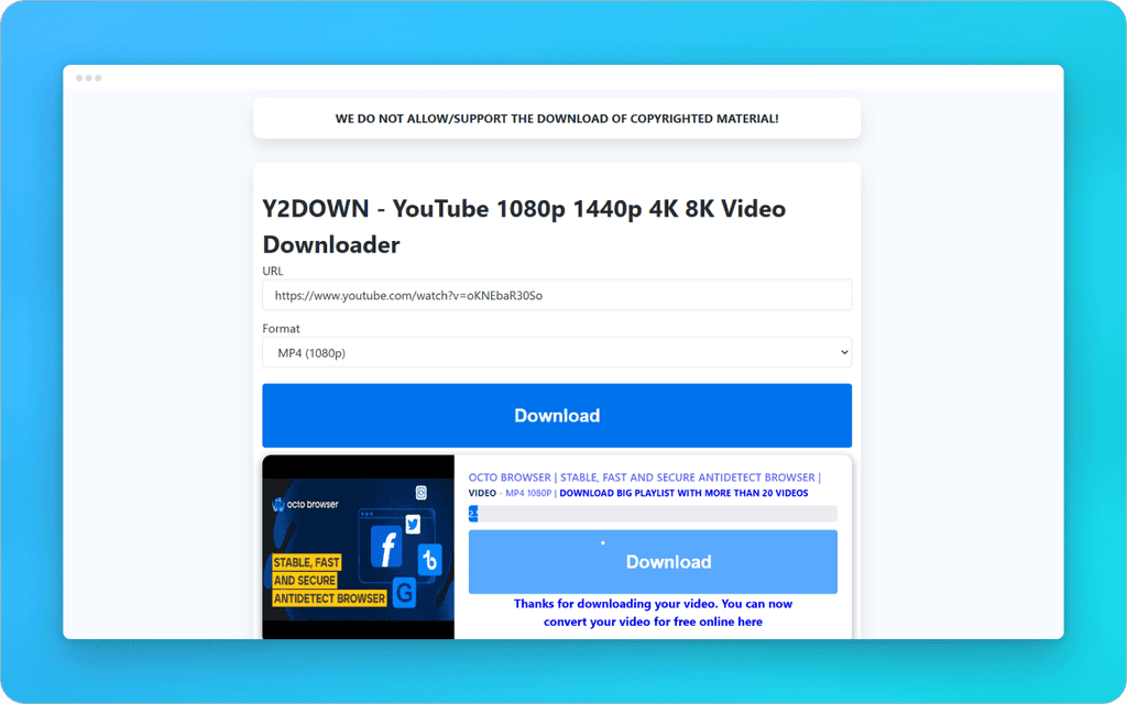 10 Best Online Video Downloaders — Octo Browser Blog