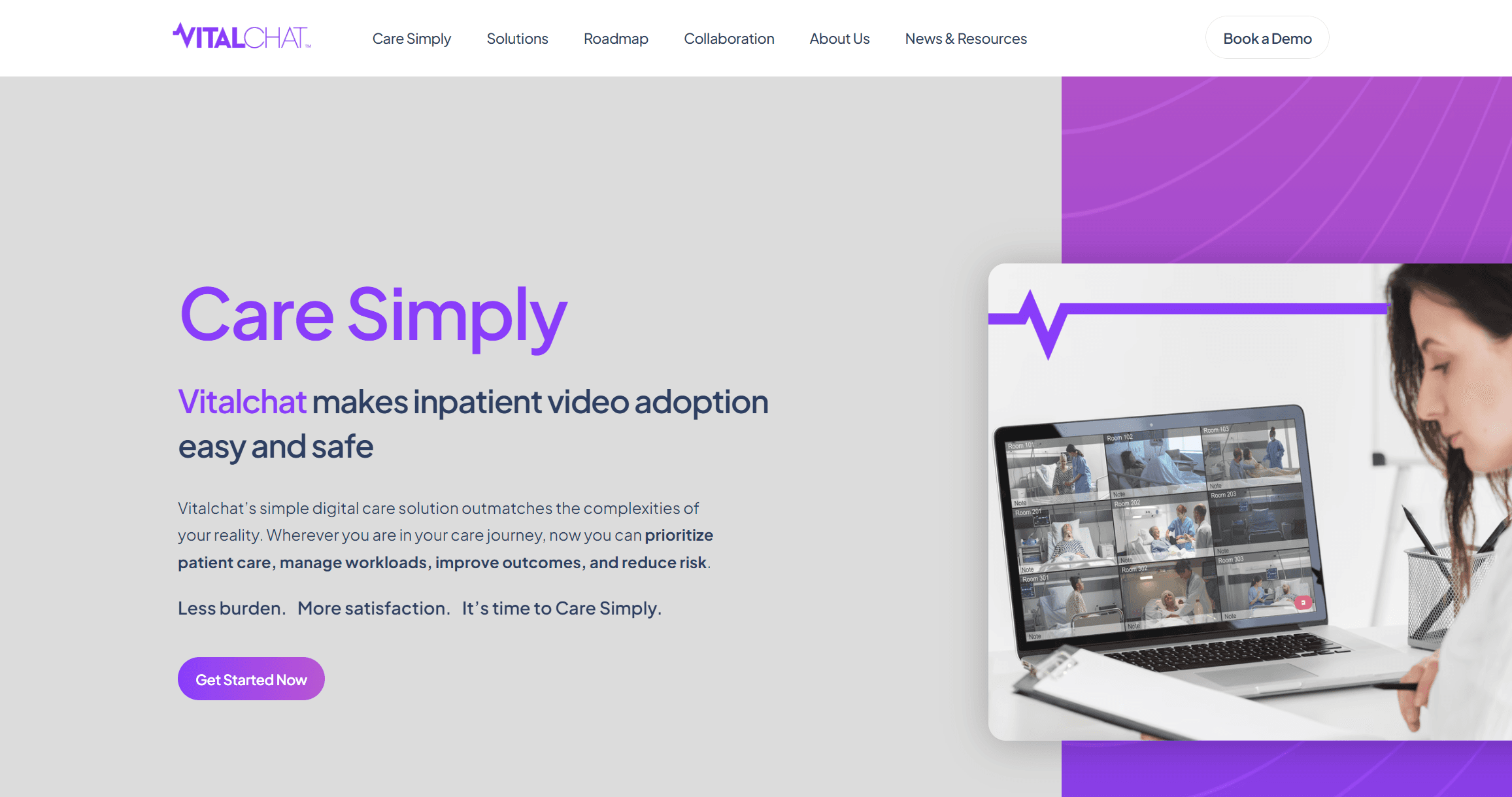 Vitalchat | Hands-Free Virtual Nursing