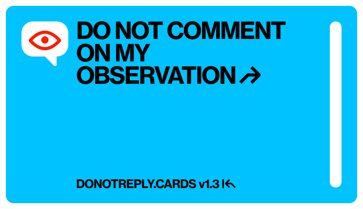 DONOTREPLY.CARDS→EN