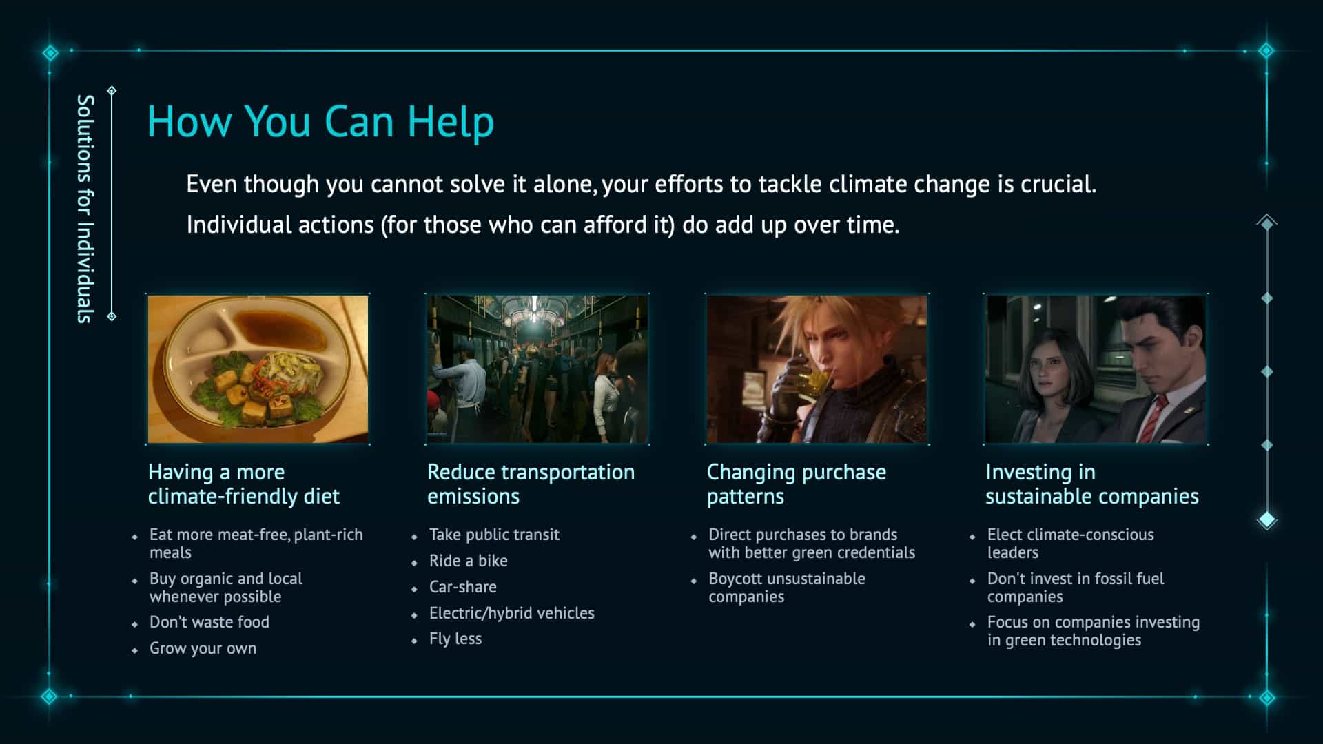 Final Fantasy VII Remake Template - D Story