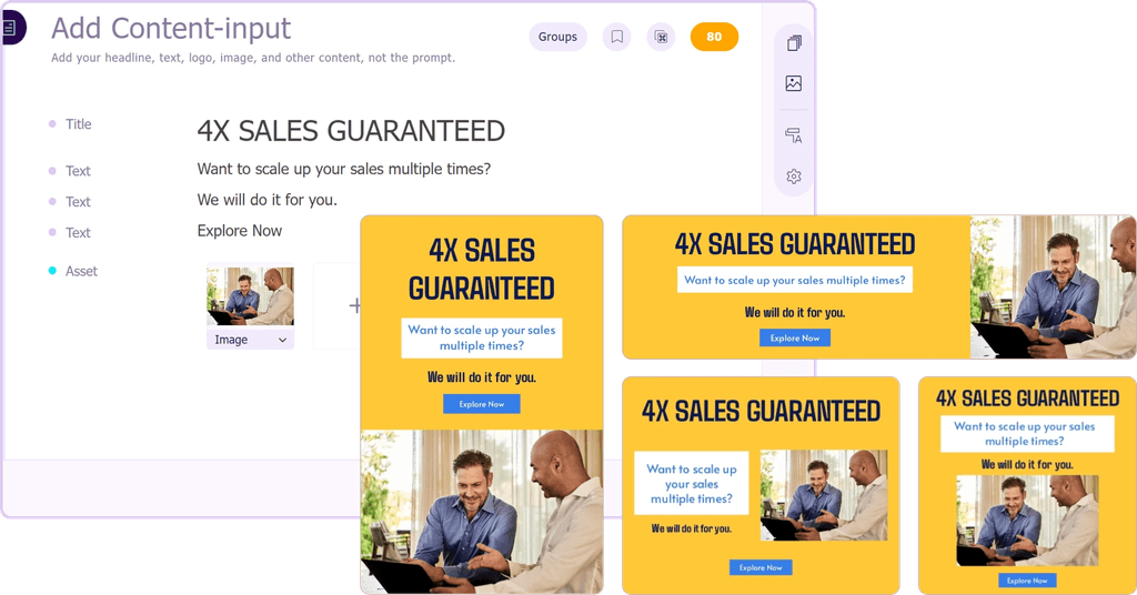 Generate banner for free with AI banner maker