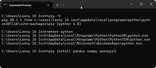How to add Python 3 packages to pyRevit? (pandas, numpy, openpyxl...)