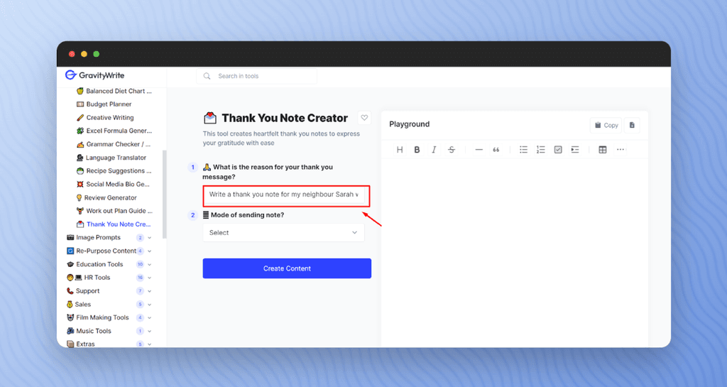 AI Thank You Note Generator: Craft Heartfelt Notes