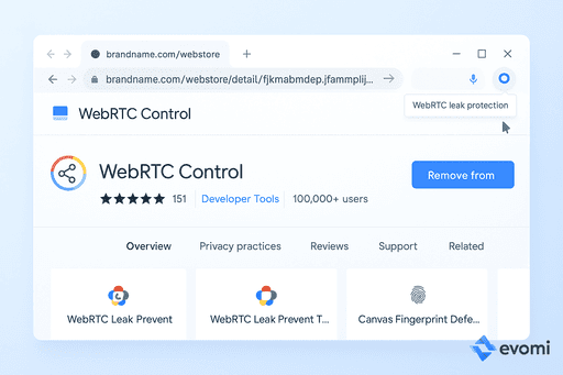 Disable WebRTC in Your Browser and Protect Your Proxy IP - Evomi Blog