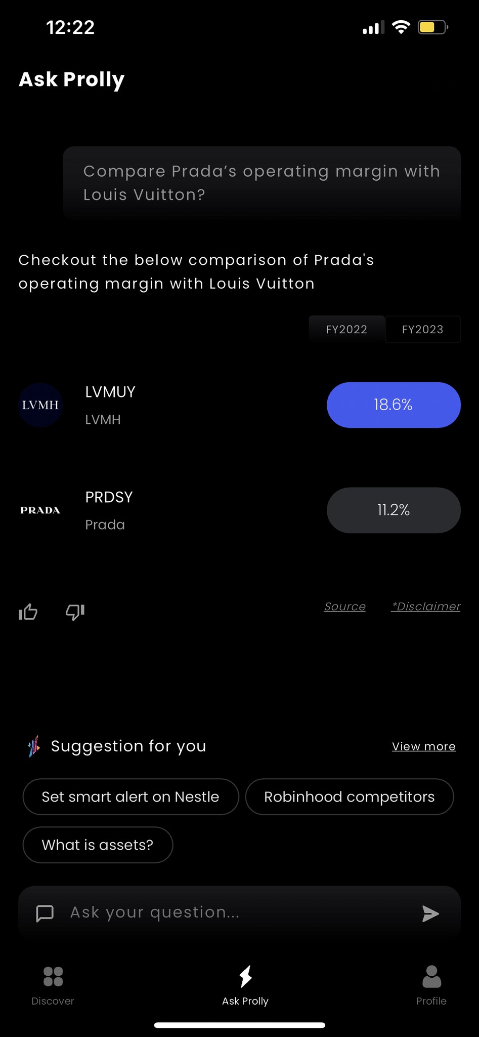 Prolly | Your Personalized Al for Informed Investing