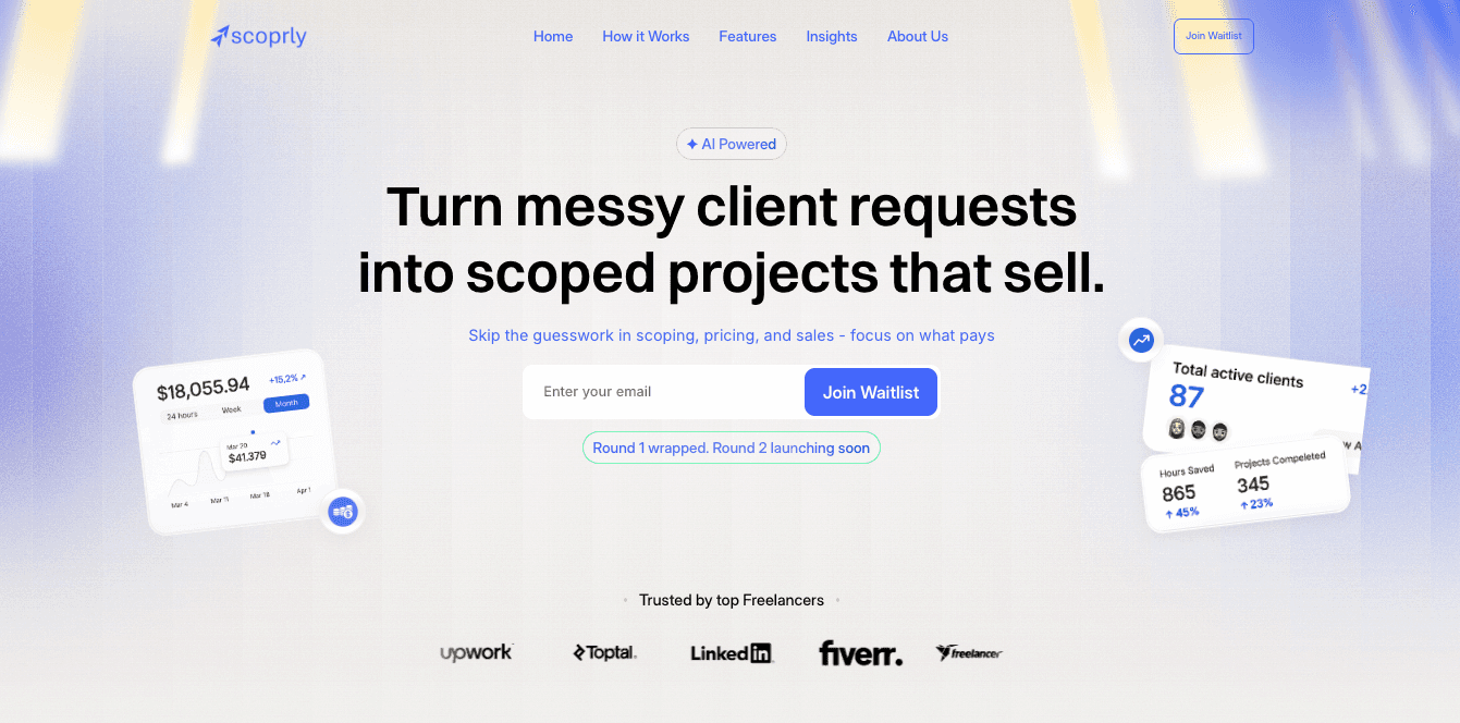 Scoprly - AI Project Scoping Tool for Freelancers
