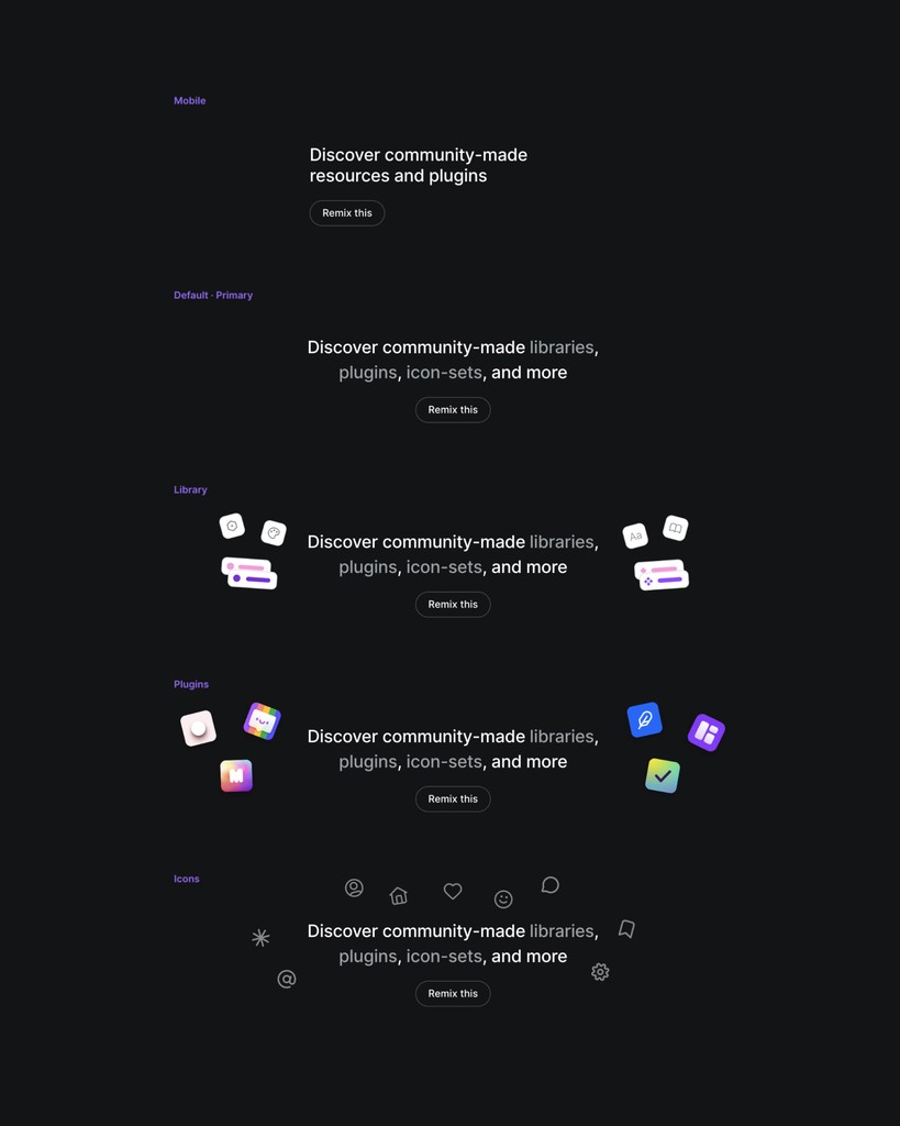 Figma Community Hero Interaction In Framer — Framer Resource