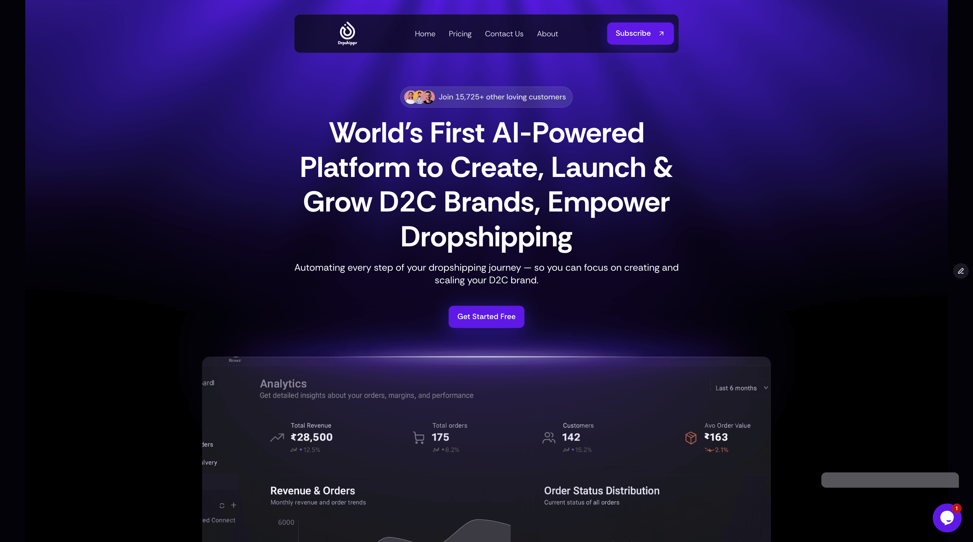 Drpshippr - AI Ecommerce D2c Brand Builder