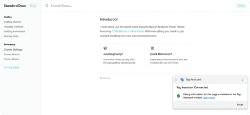 How to add Google Tag Manager to your site — Framer Help