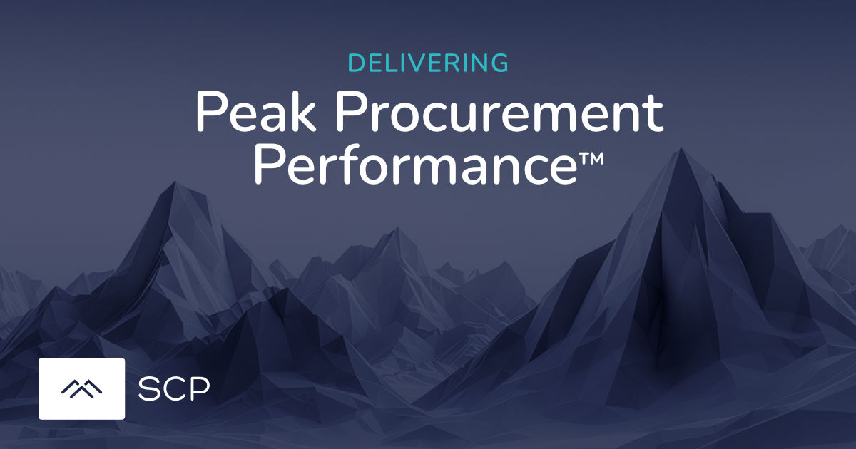 SCP - Delivering Peak Procurement Performance™