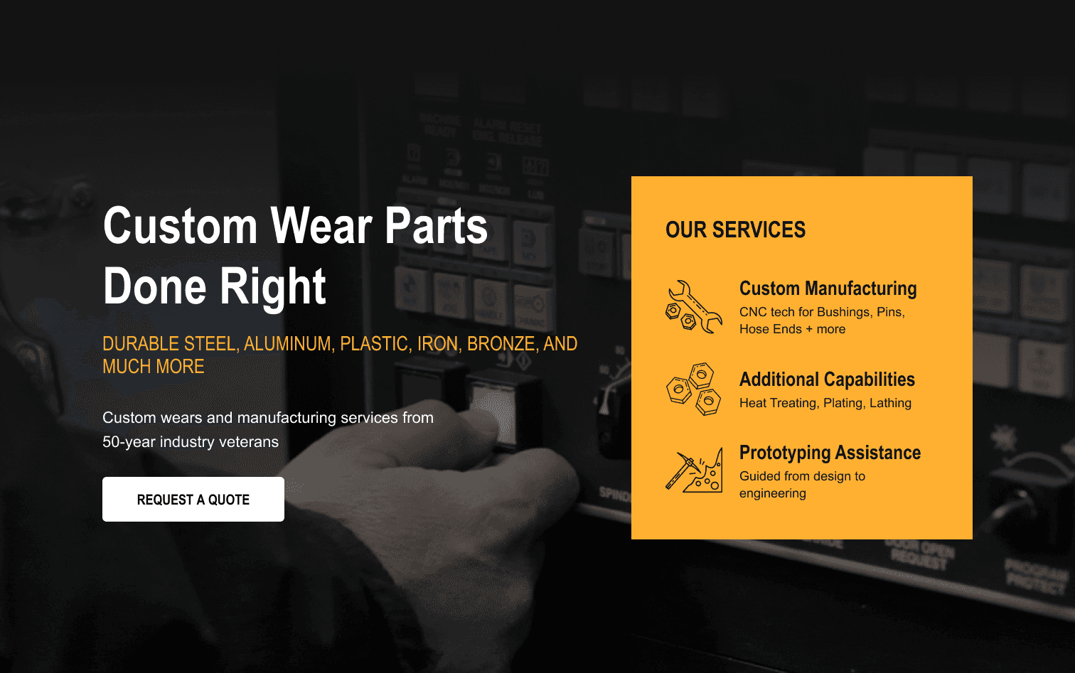 Barrel Service | Custom Manufacturing | Wear Parts