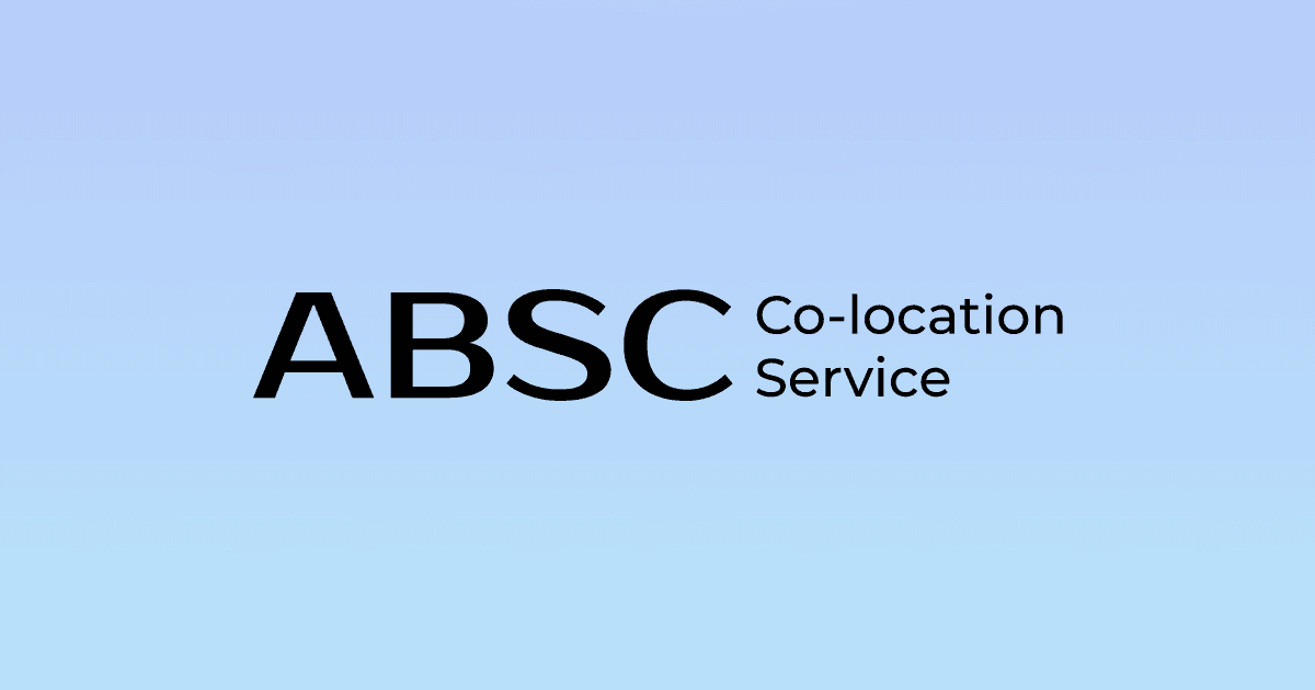 ABSC - 슈퍼컴퓨터 운영으로 검증된 믿을 수 있는 코로케이션 서비스