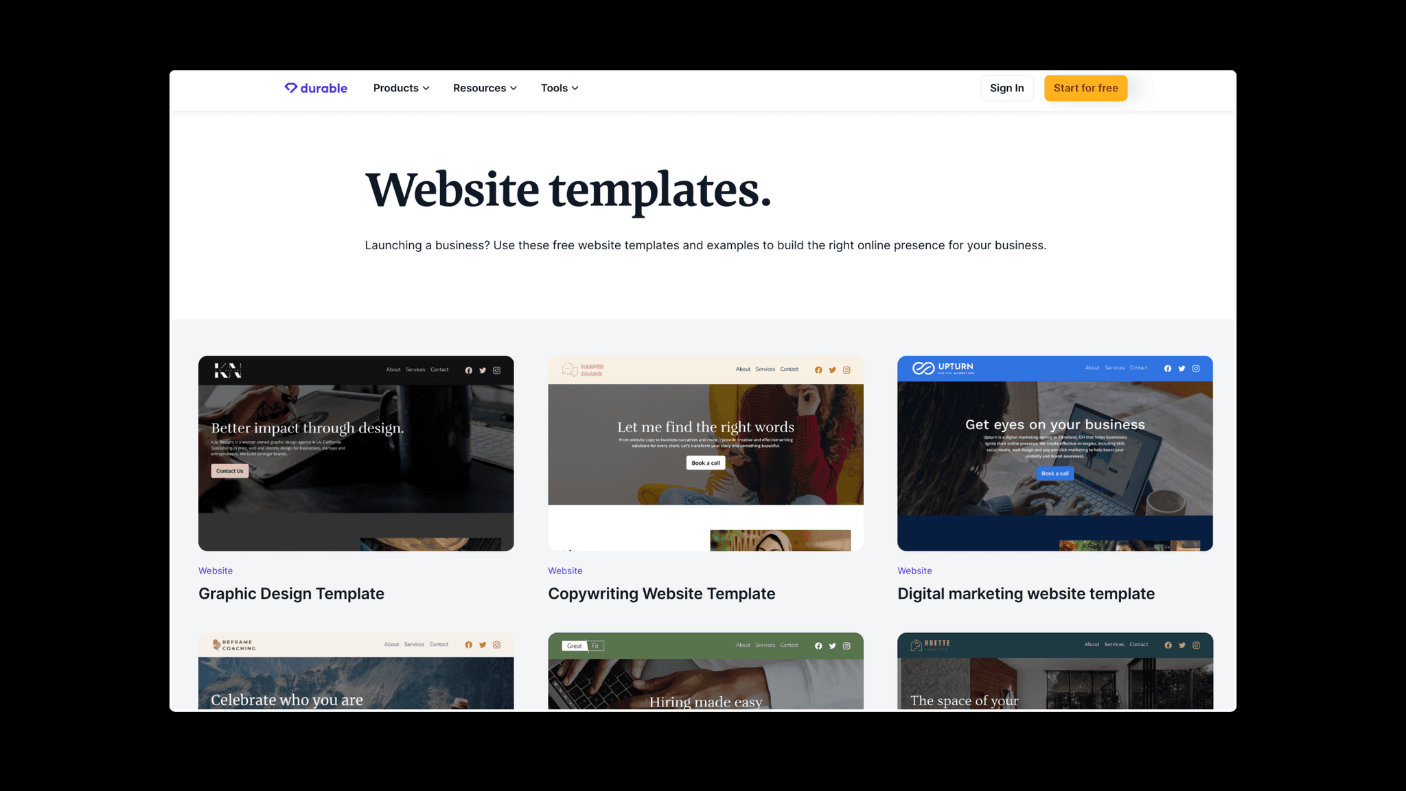 Durable AI Website Builder: Pros, Cons, Features, and Pricing