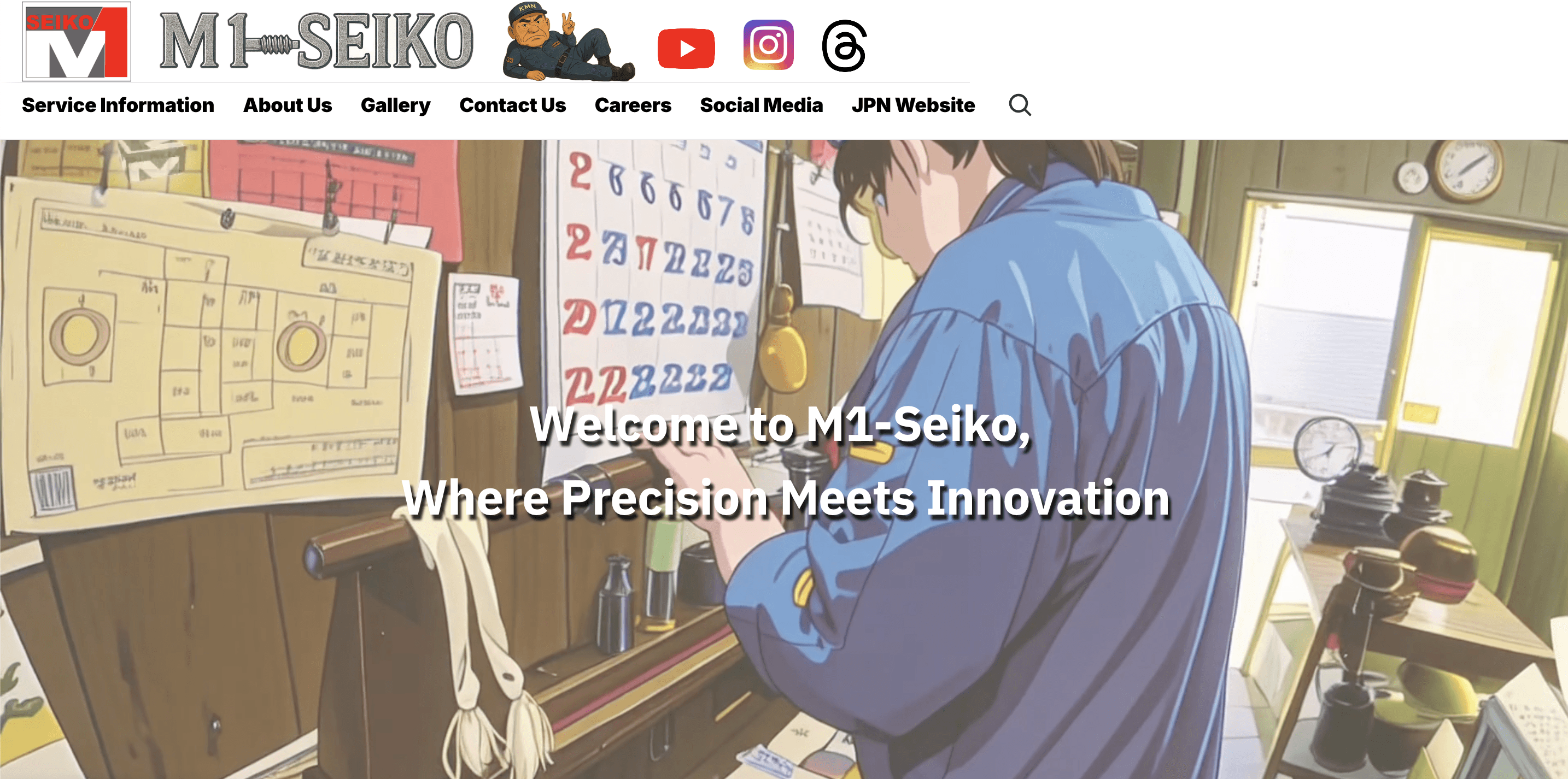 M1 Seiko - Precision Parts Manufacturer JAPAN