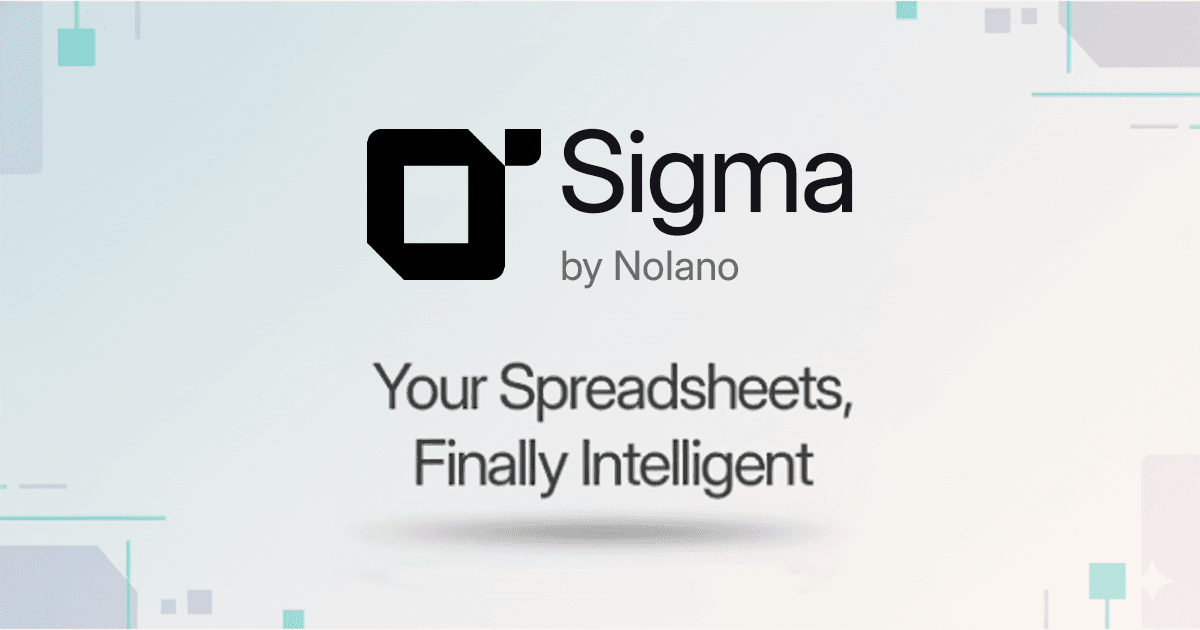 Sigma: AI Powered Spreadsheet Automation