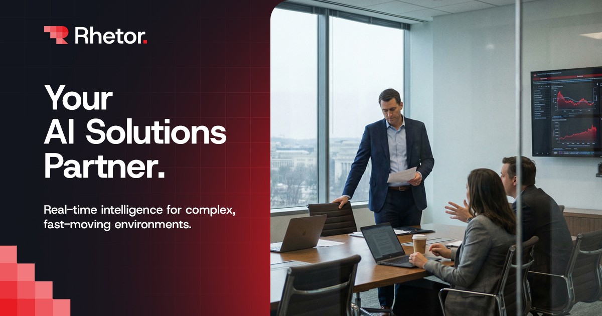 AI Solutions Partner for High-Stakes Environments | Rhetor