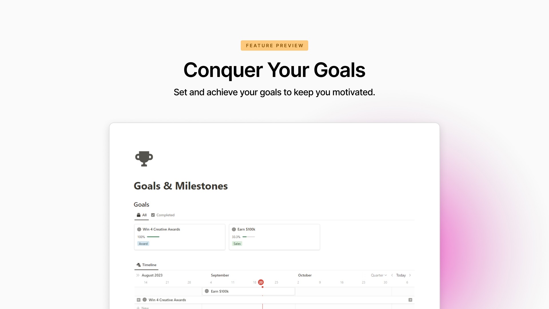 Notion Second Brain — Premium productivity Notion template