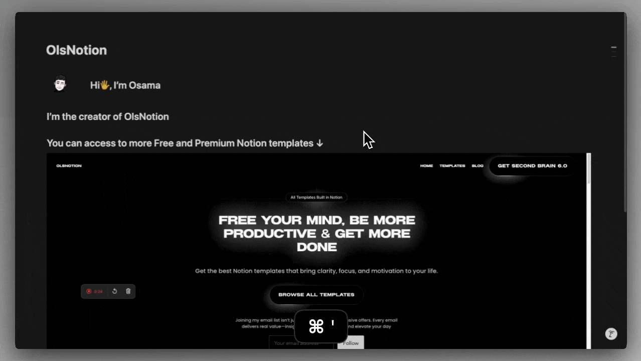 The Only Notion Shortcuts You'll Ever Need - OlsNotion