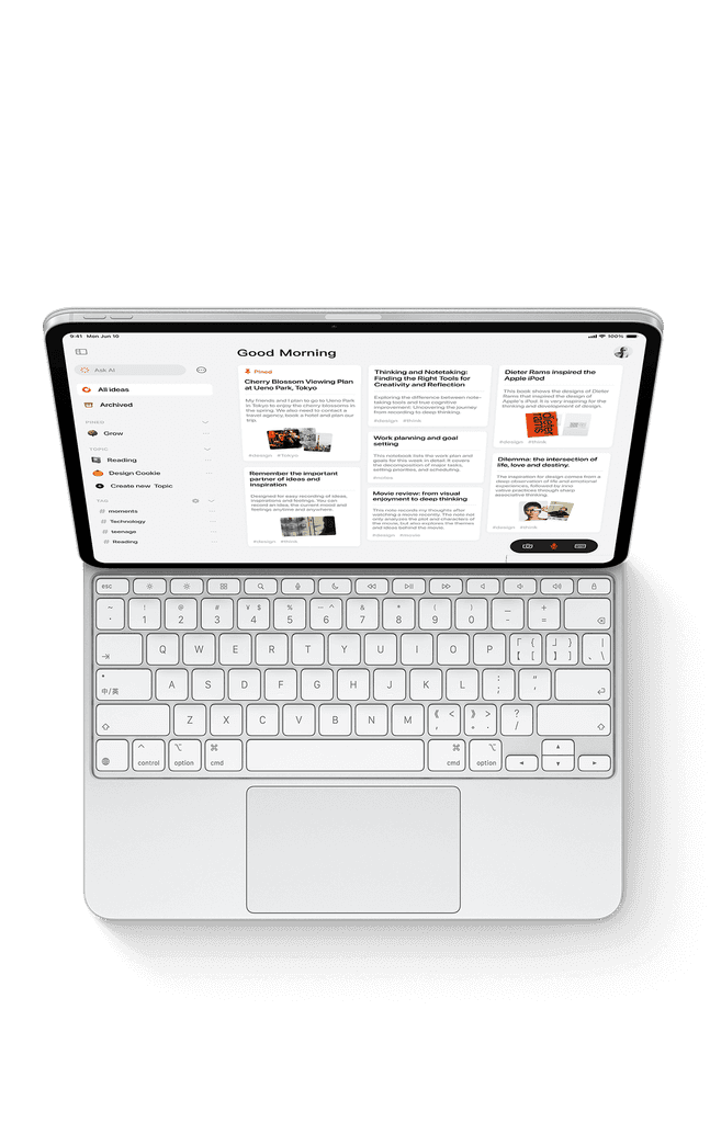 ideaShell - Your AI Voice Thinking Notes.