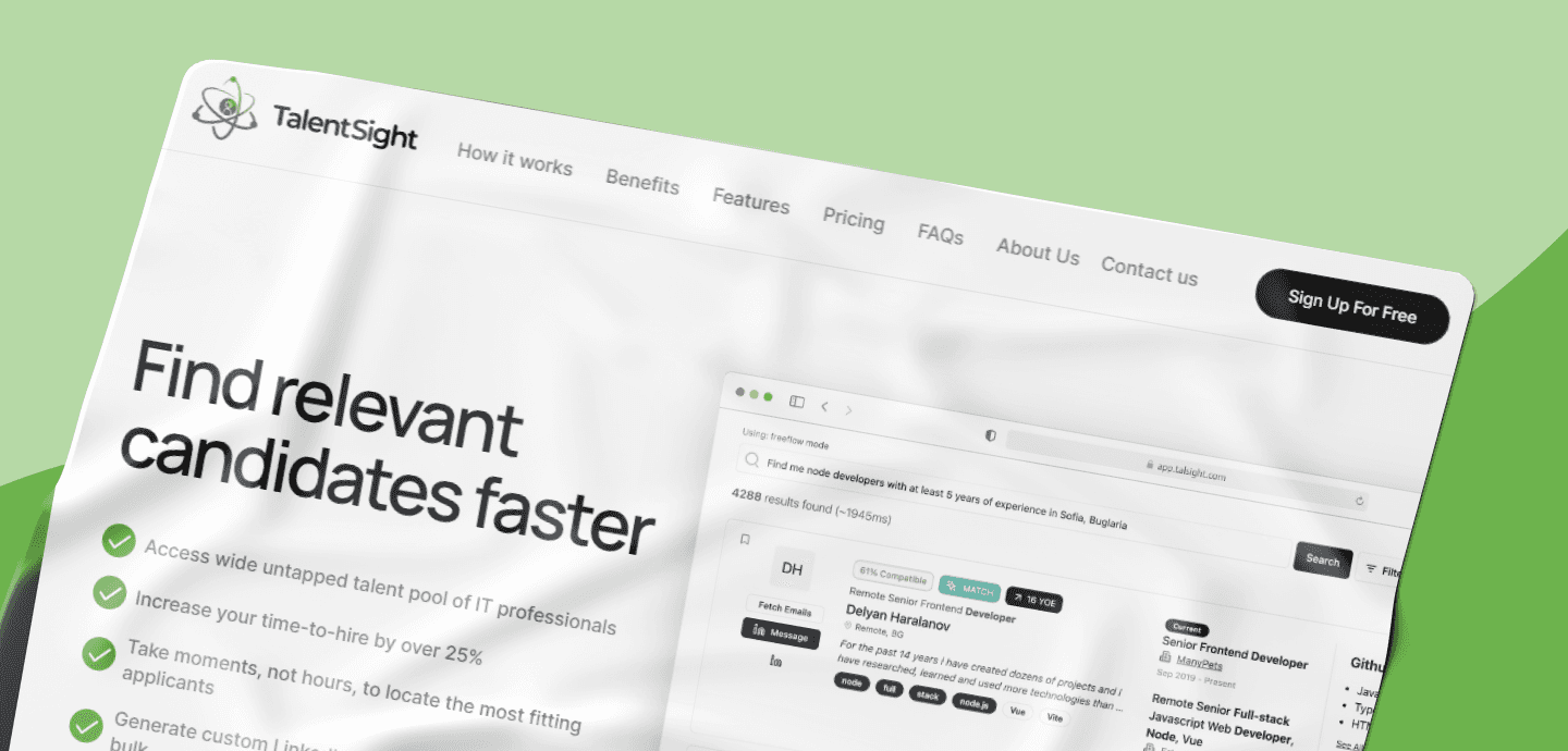 TalentSight - Sourcing made simple