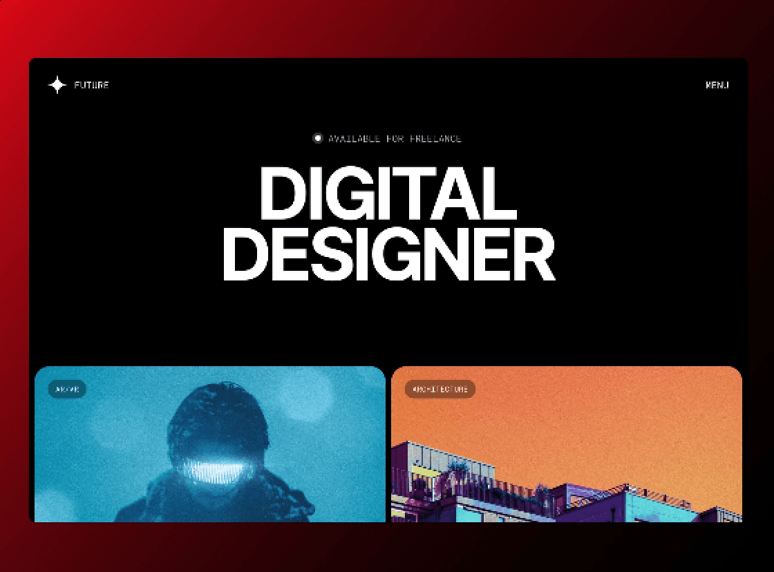 Future Folio - Cyberpunk Portfolio Template