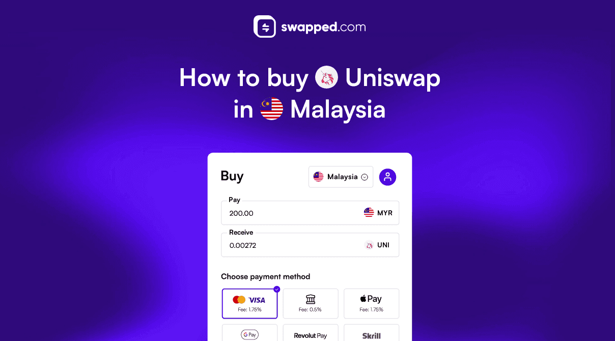 How to buy Uniswap (UNI) in Malaysia with MYR