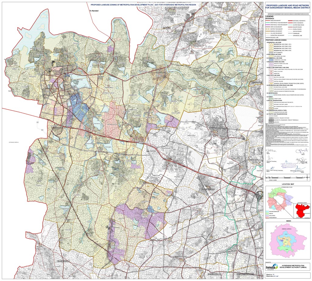 VMRDA 2041 & HMDA 2031 Master Plans | RRR Alignment Map - Charan Group