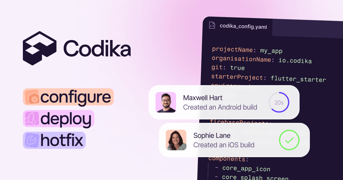 Codika | Flutter Made Easier