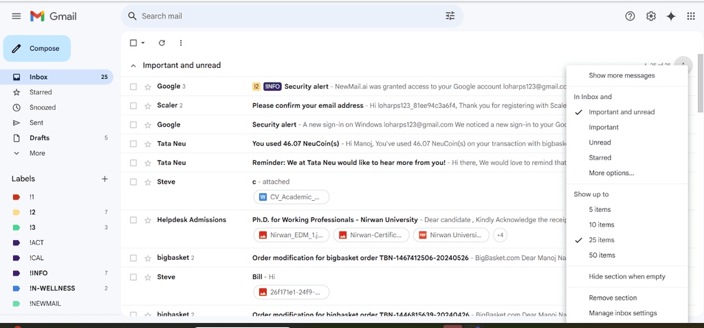 How to Sort and Organize Gmail Inbox by Date and Name - NewMail AI