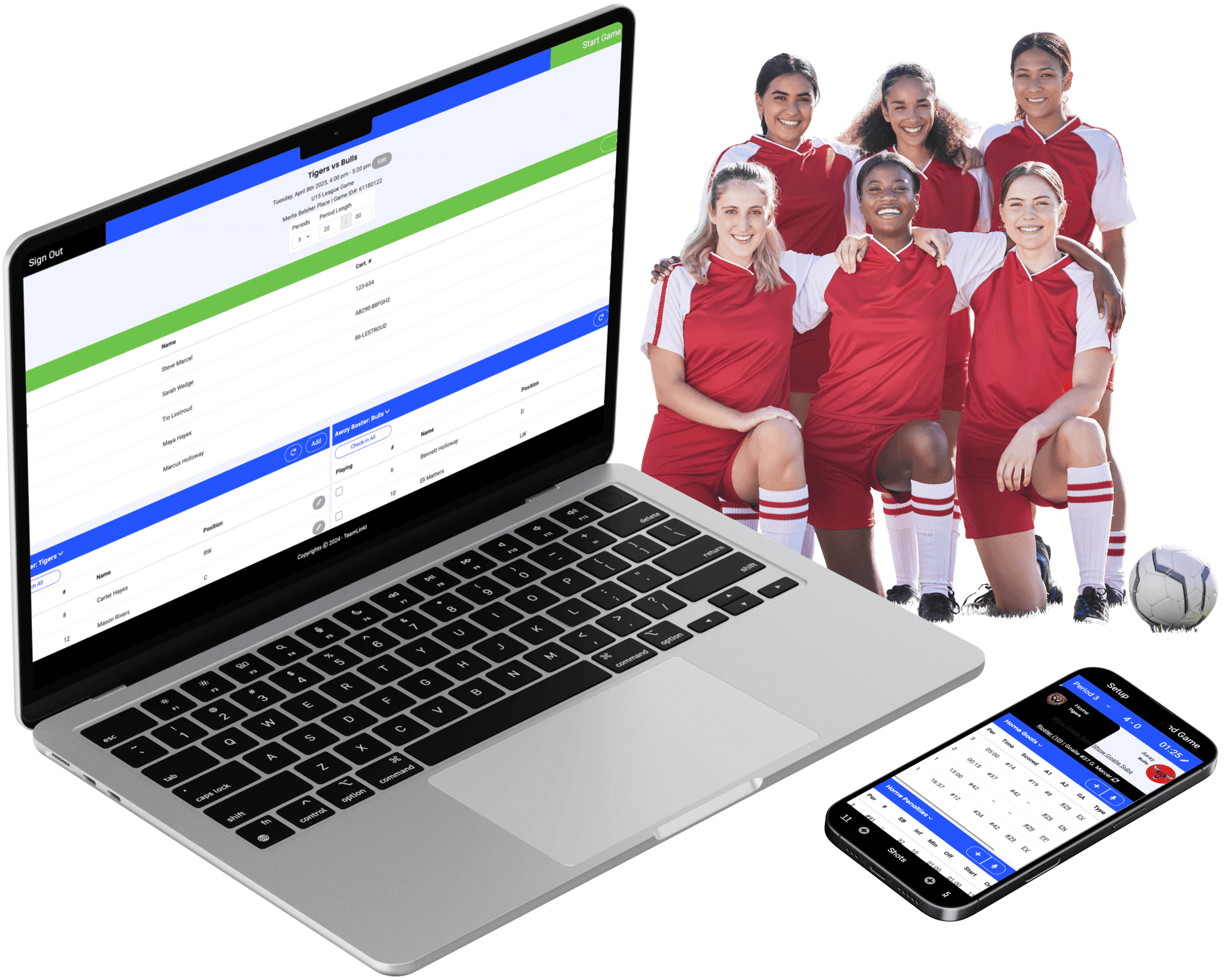 Soccer Score Sheet PDF Template | TeamLinkt