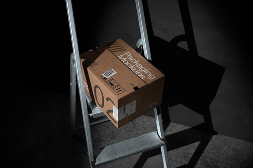 Mockups Digital | Box in Dark Room