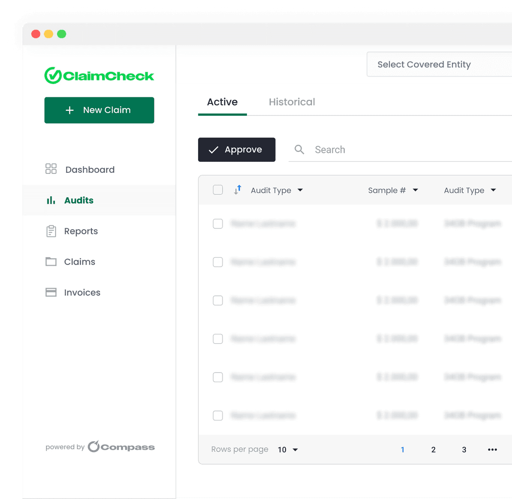 Compass 340B with ClaimCheck