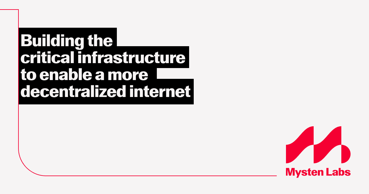 Mysten Labs - Shaping the future of the Internet