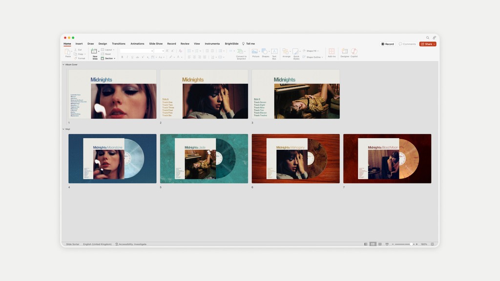 Taylor Swift Midnights Template - D Story