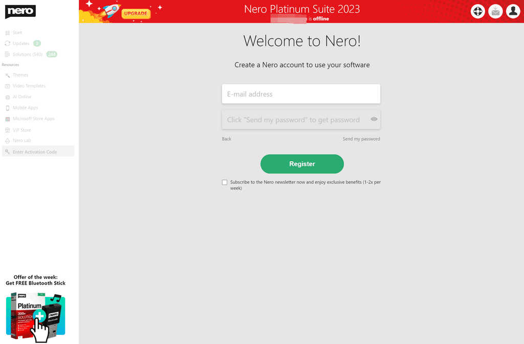 Nero AI PC Software Redeem Activation Code - Docs