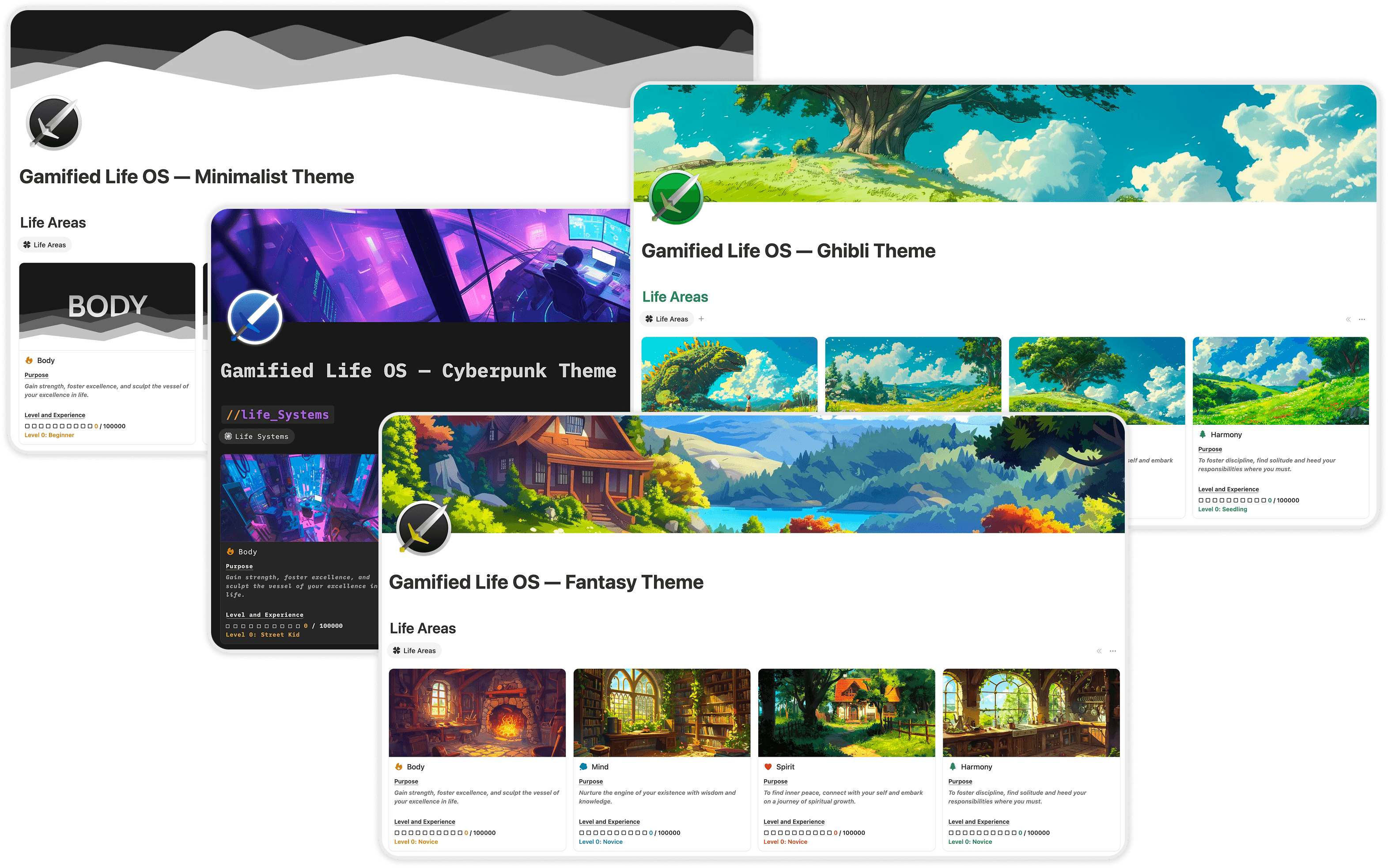 Gamified Life OS | Gamify Your Life In Notion