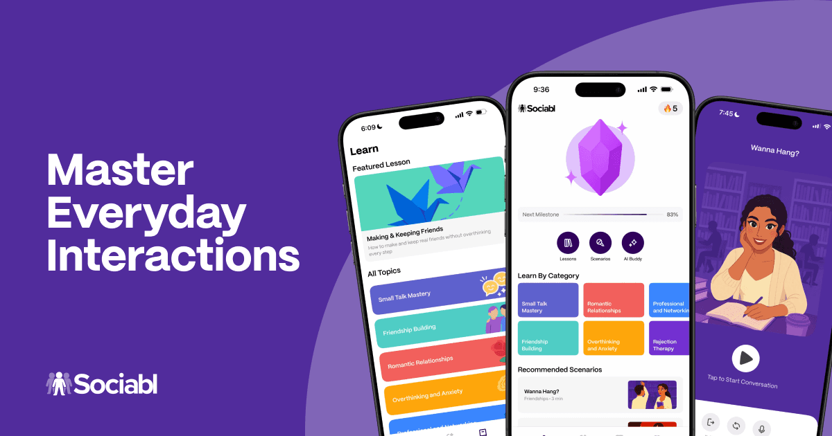 Sociabl - AI-Powered Social Skills App