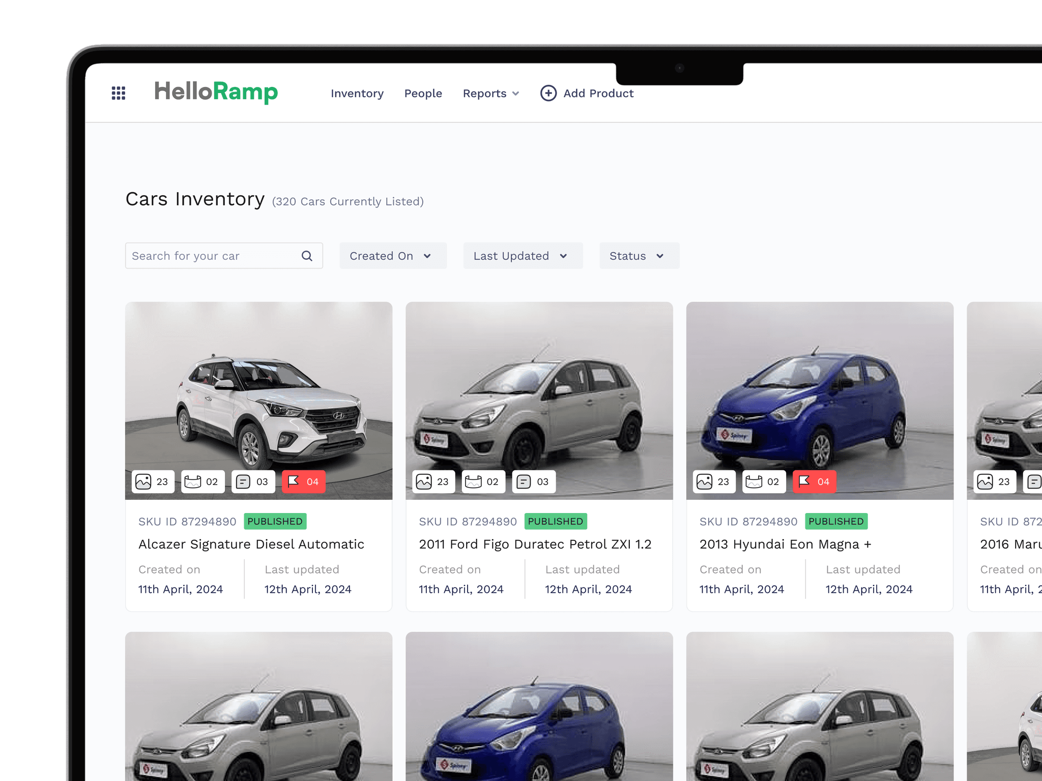 HelloRamp - Used Car Inventory Management Software to Sell Cars Online