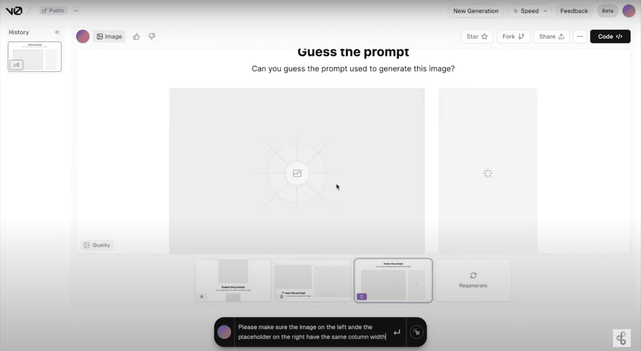 Generative Fullstack: Frontend UI with Vercel v0 and Backend with BuildShip
