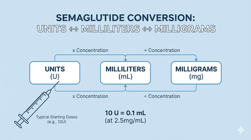Semaglutide units to mg: the complete conversion guide for every ...