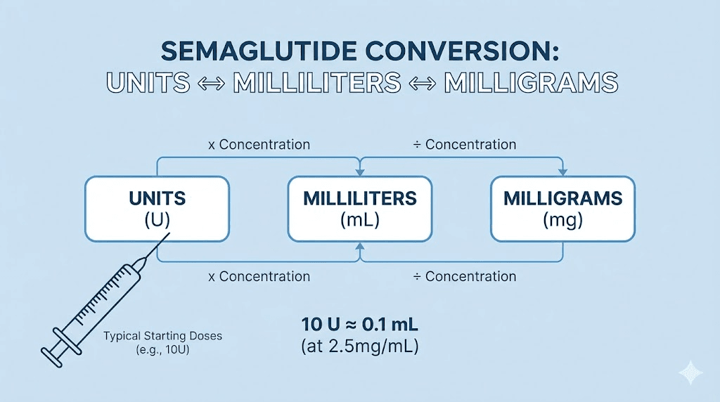 Semaglutide units to mg: the complete conversion guide for every ...
