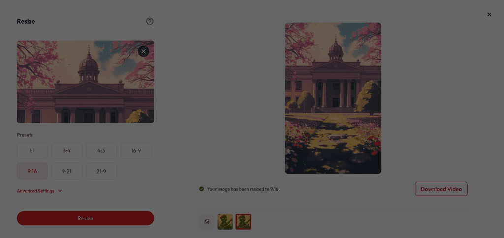 AI Reframe for Images | Free AI Expand, Resize and VFX