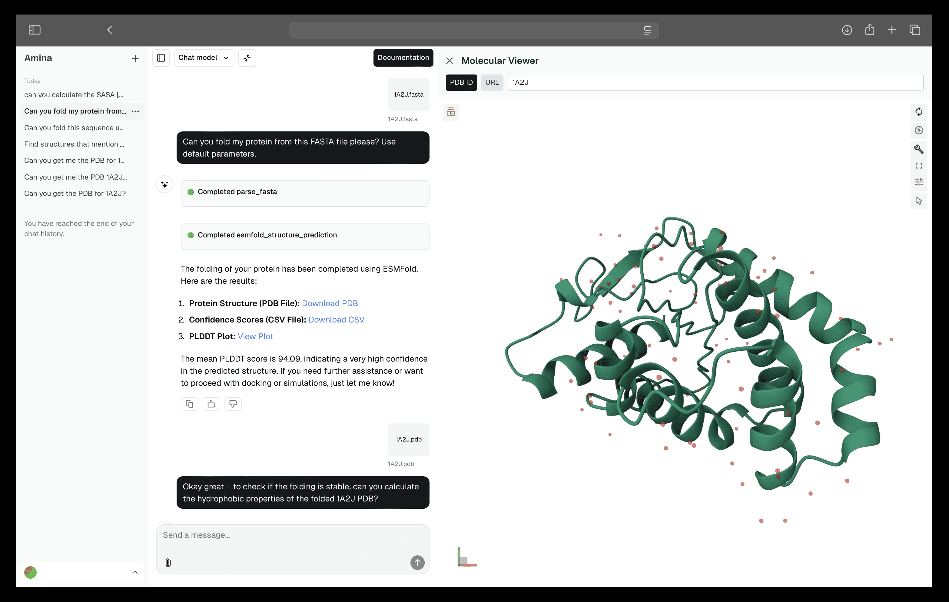 AminoAnalytica | The AI-Native Operating System for Protein Engineering